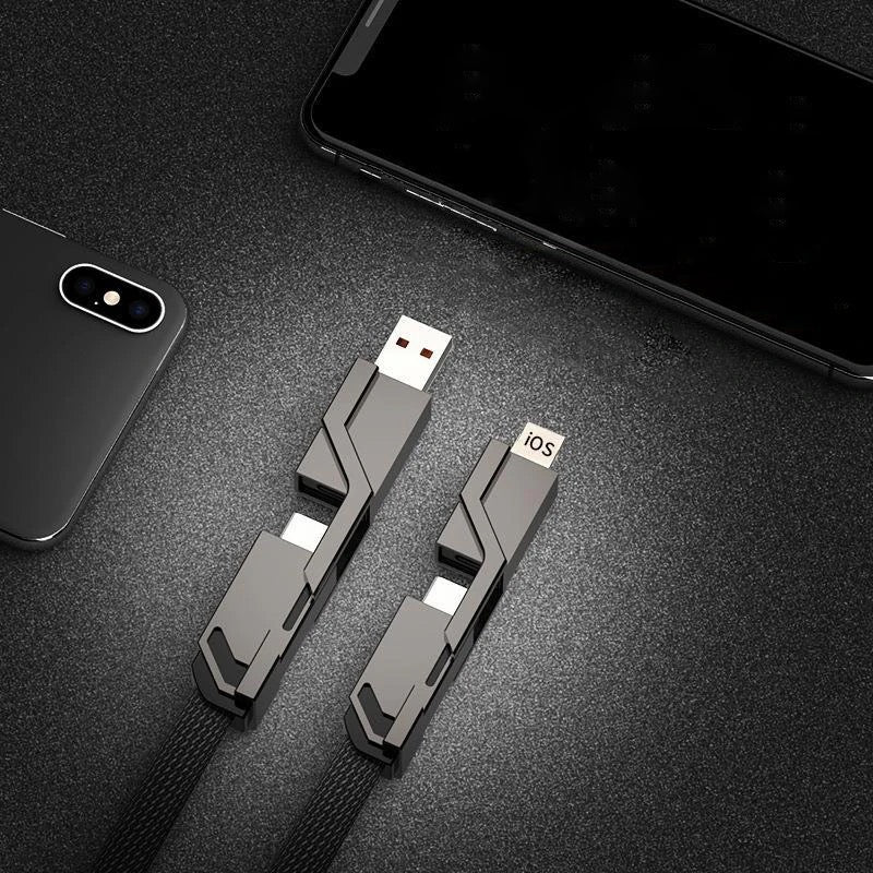 FlexiCharge Pro® 240W 4-in-1 Fast Charging Cable